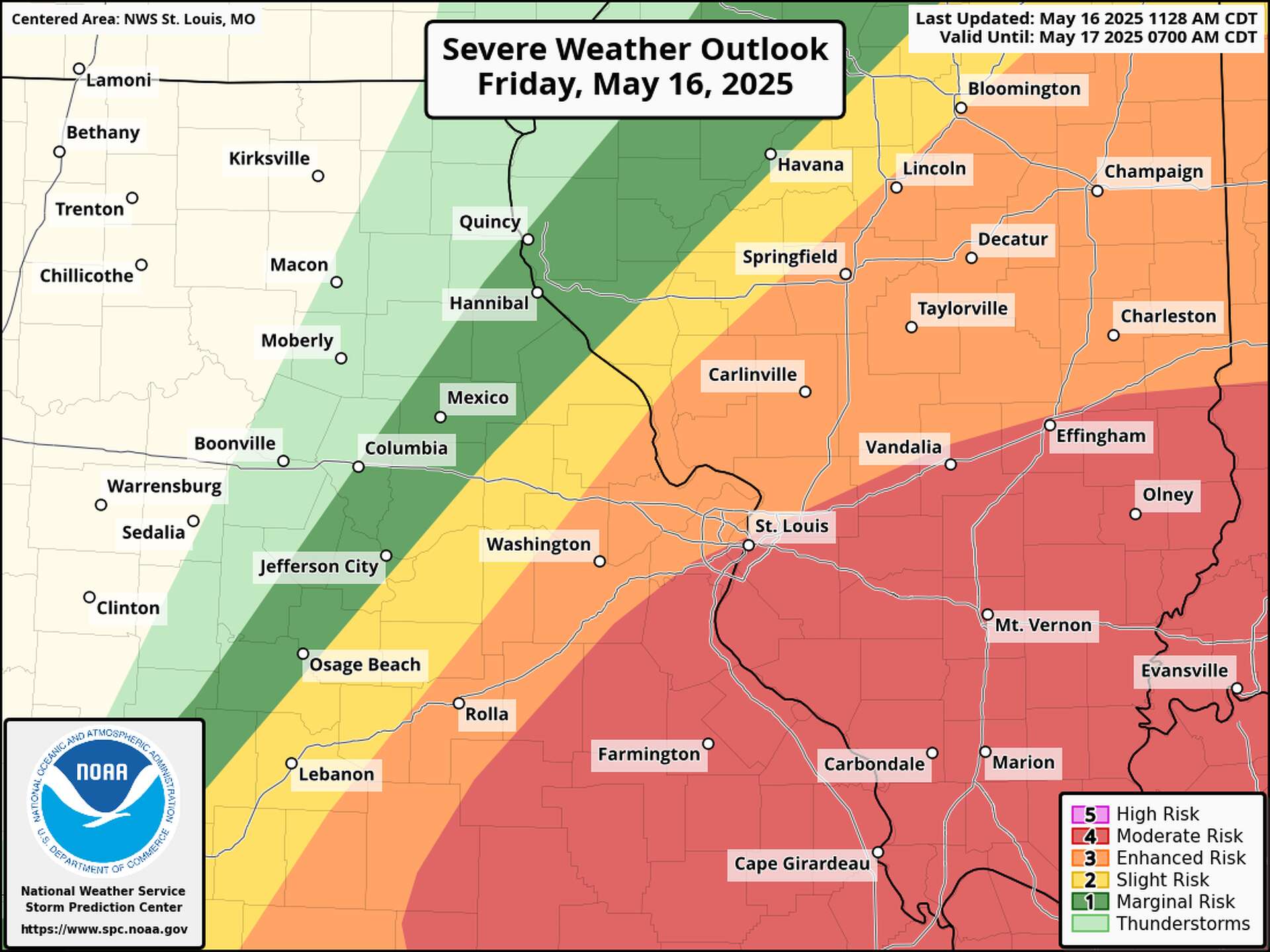 St. Louis, Edwardsville and Alton severe weather watches and warnings