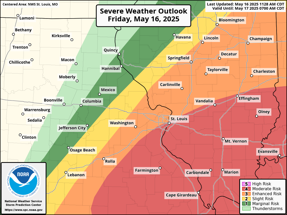 St. Louis, Edwardsville and Alton severe weather watches and warnings
