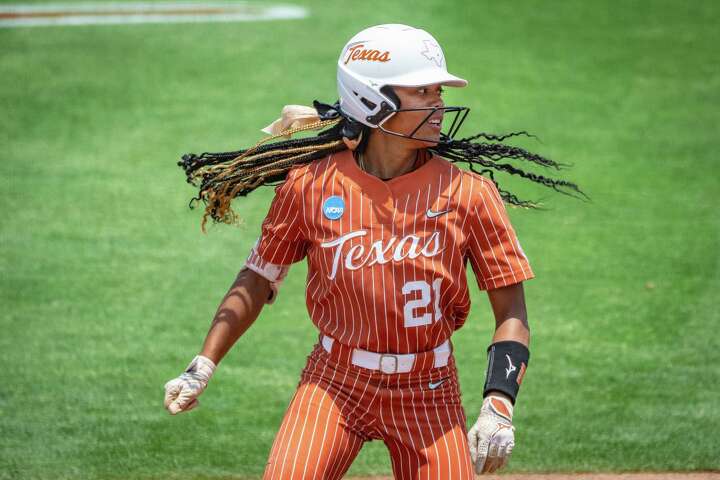 Houston softball players in 2025 Women's College World Series
