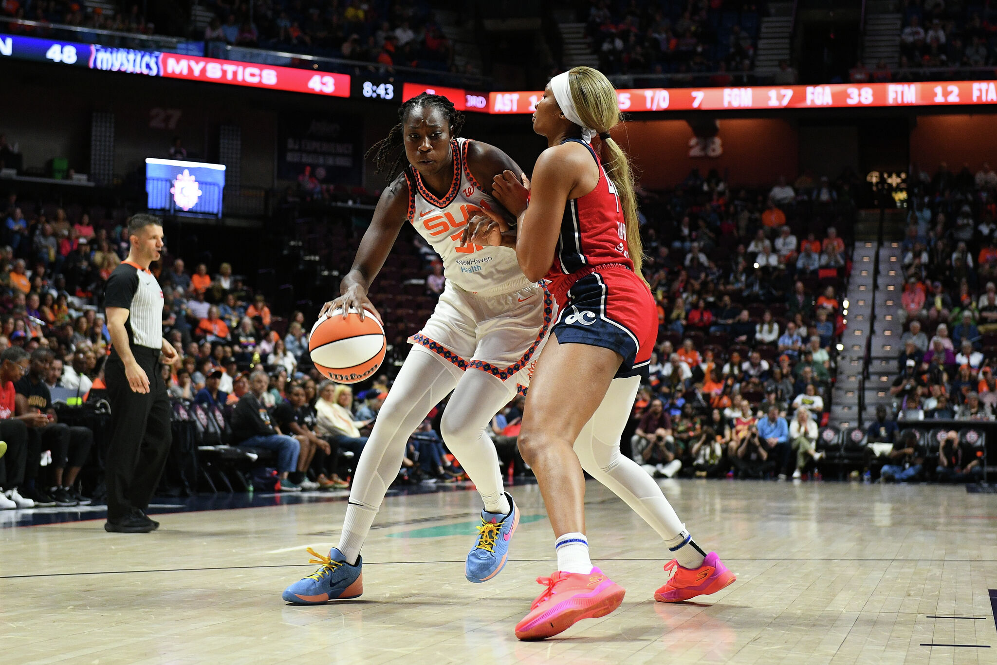 CT Sun lose to Washington Mystics in WNBA season opener