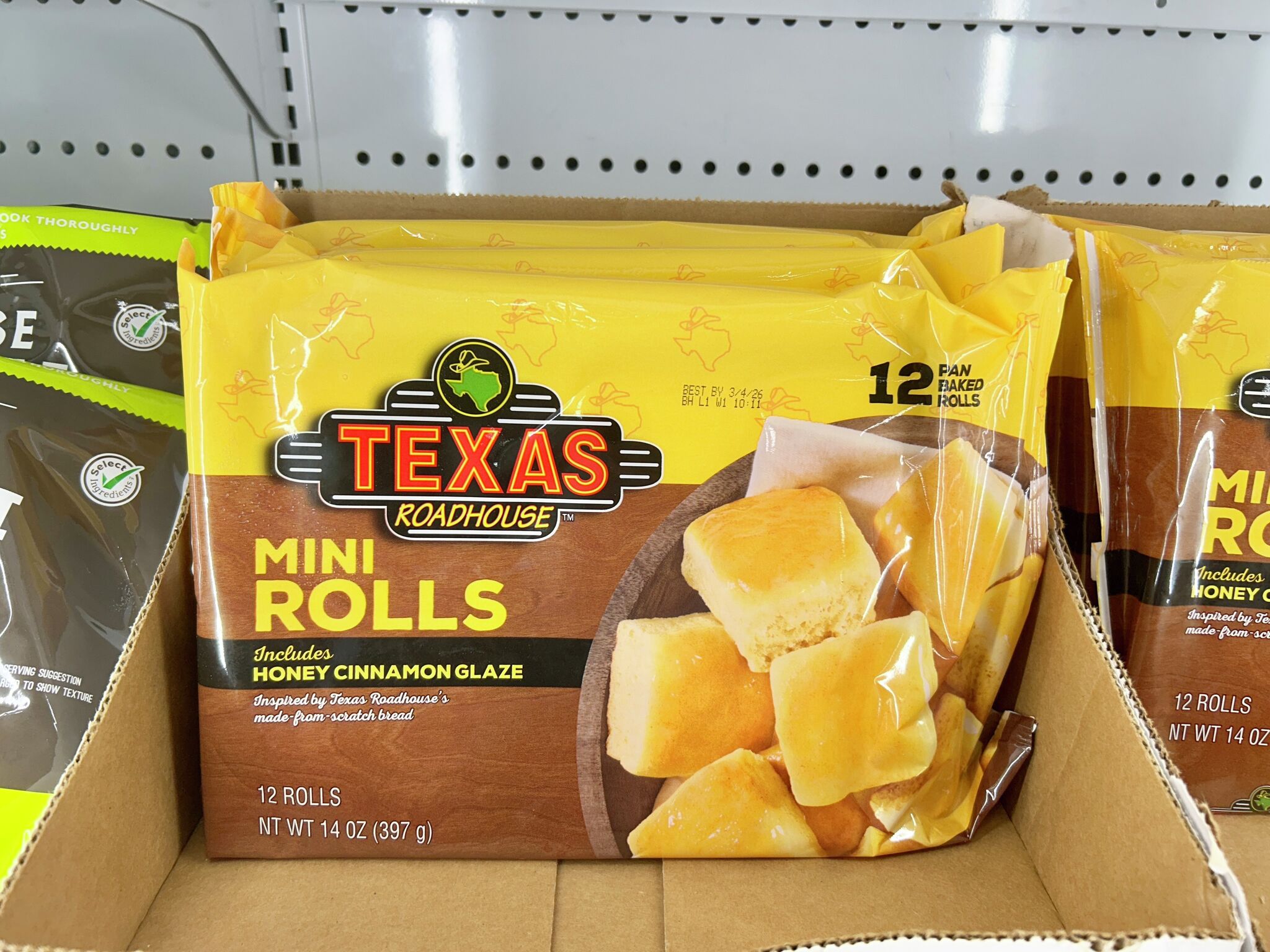 H-E-B stores in San Antonio now sell Texas Roadhouse rolls