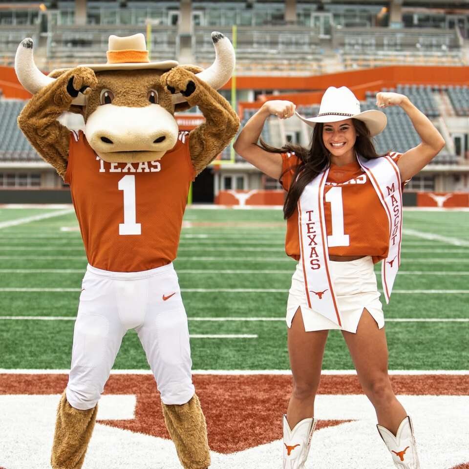 Longhorn unveils secret life as UT's viral mascot Hook 'Em