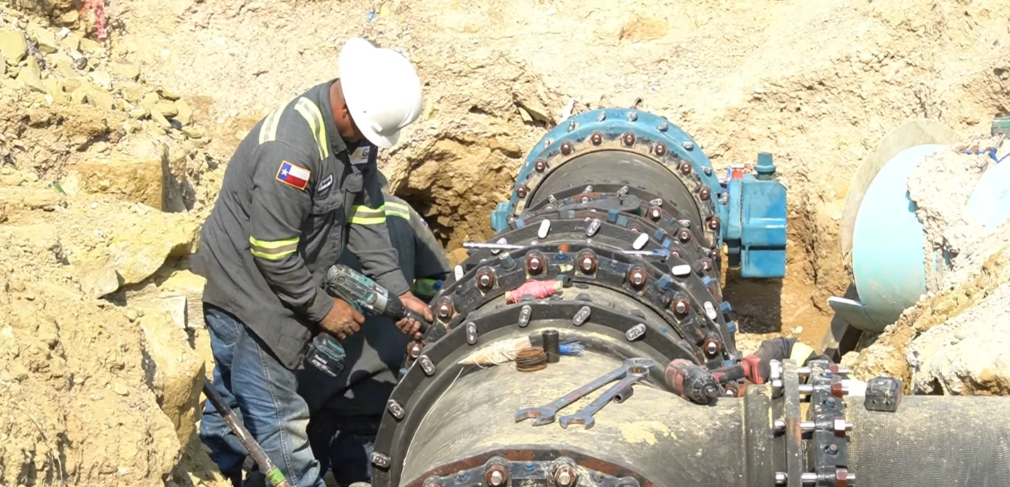 Laredo updates water line project involving Jefferson Water Plant