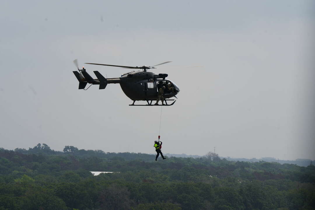 Low-flying helicopters across Harris County part of annual drill