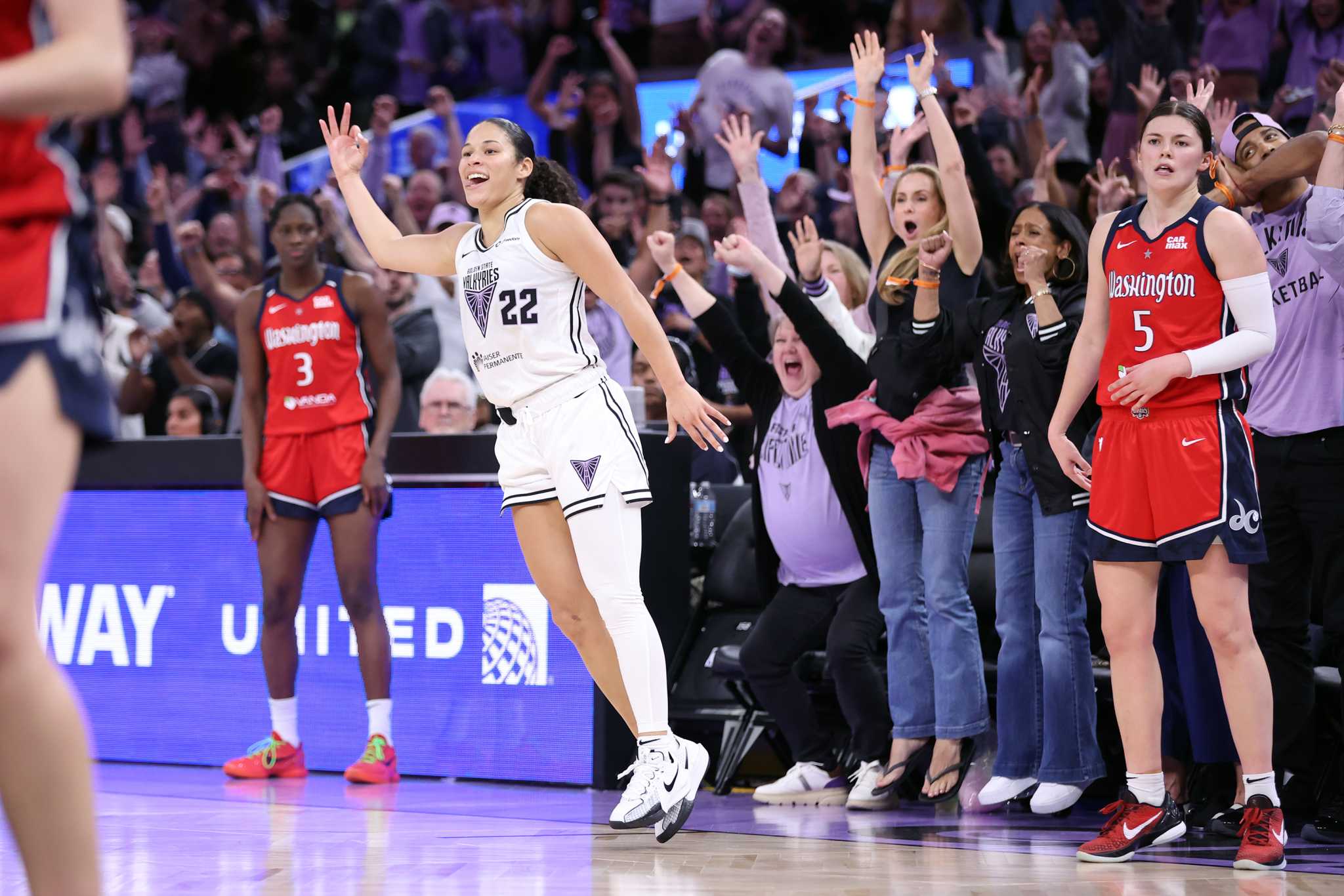History! Golden State Valkyries beat Washington for first WNBA win