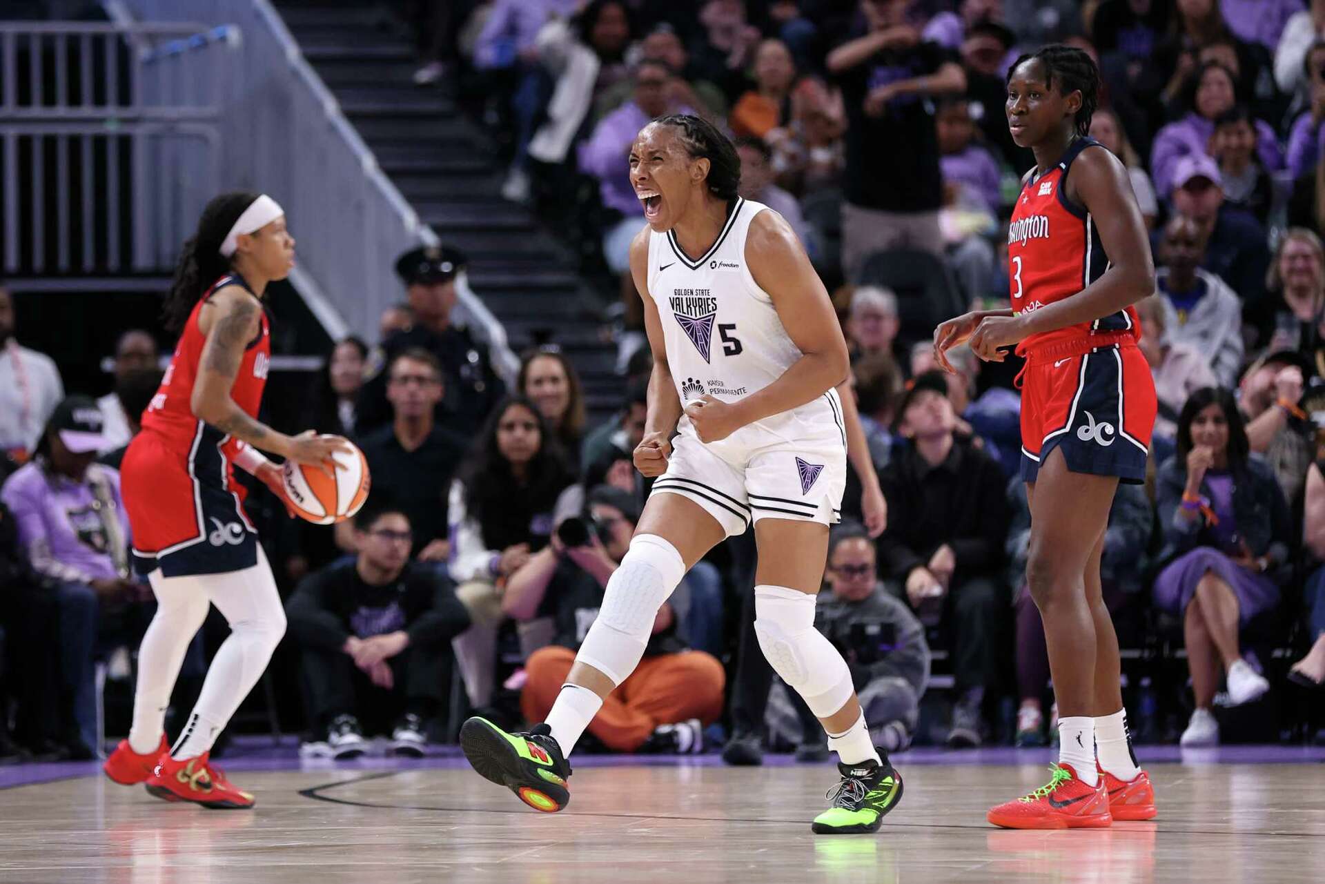 History! Golden State Valkyries beat Washington for first WNBA win