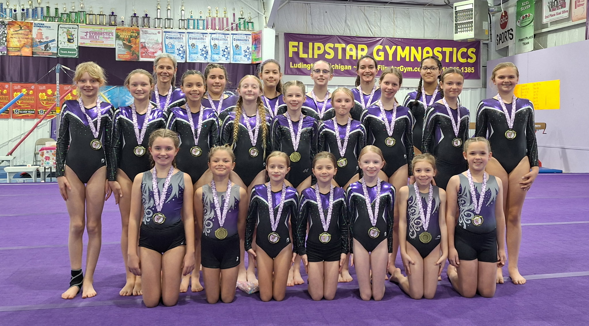 More than 100 gymnasts compete at Flipstar's Spring Fling