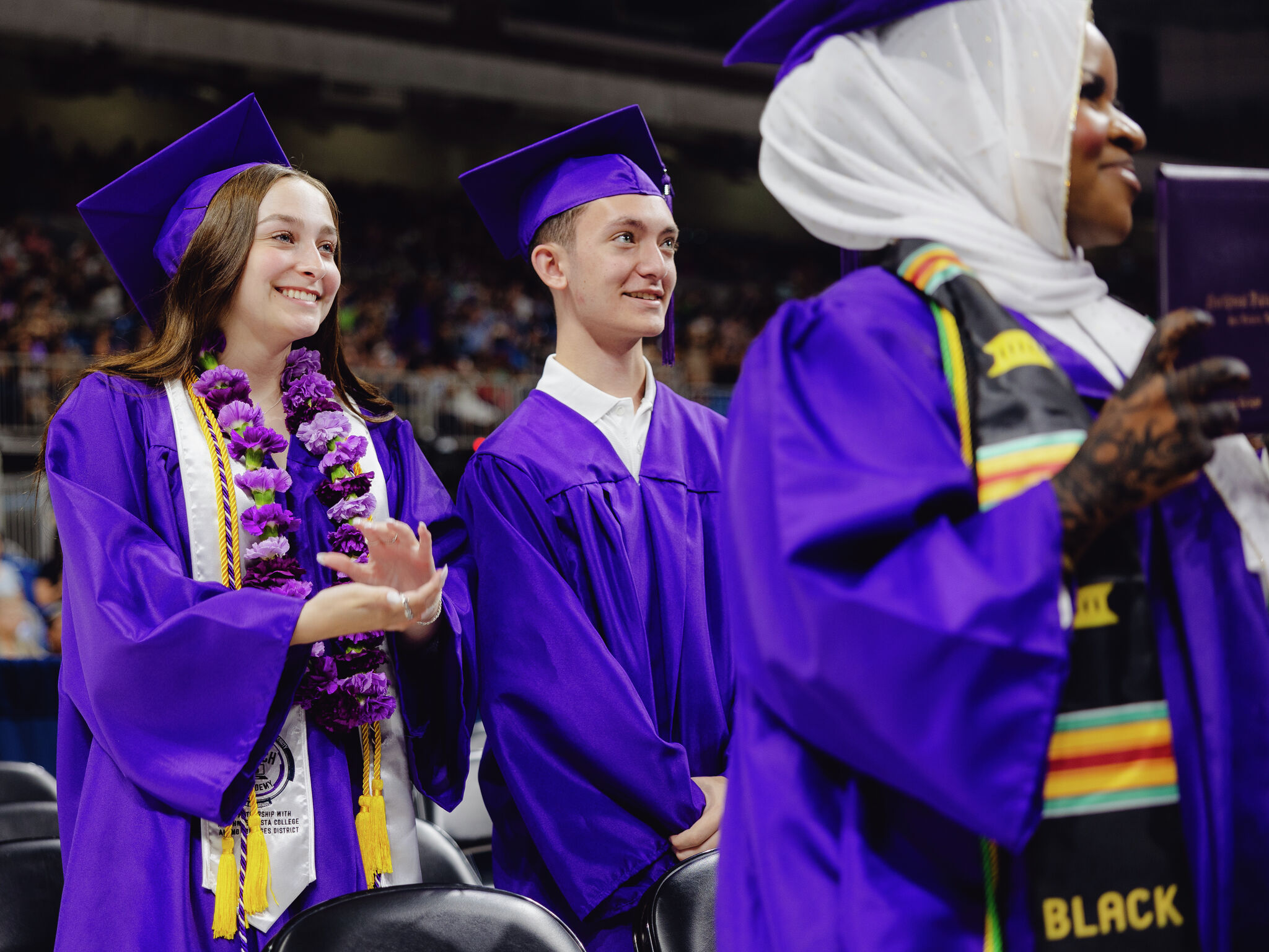 Meet two teens graduating from high school, college at the same time