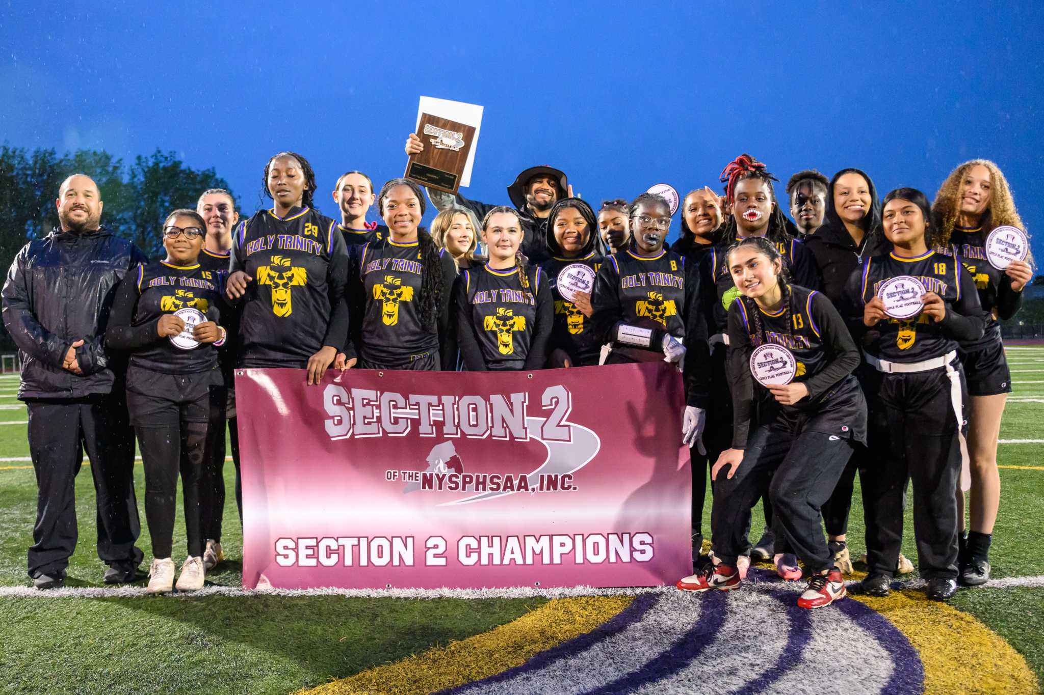 Holy Trinity beats Broadalbin-Perth to win Class C flag football title