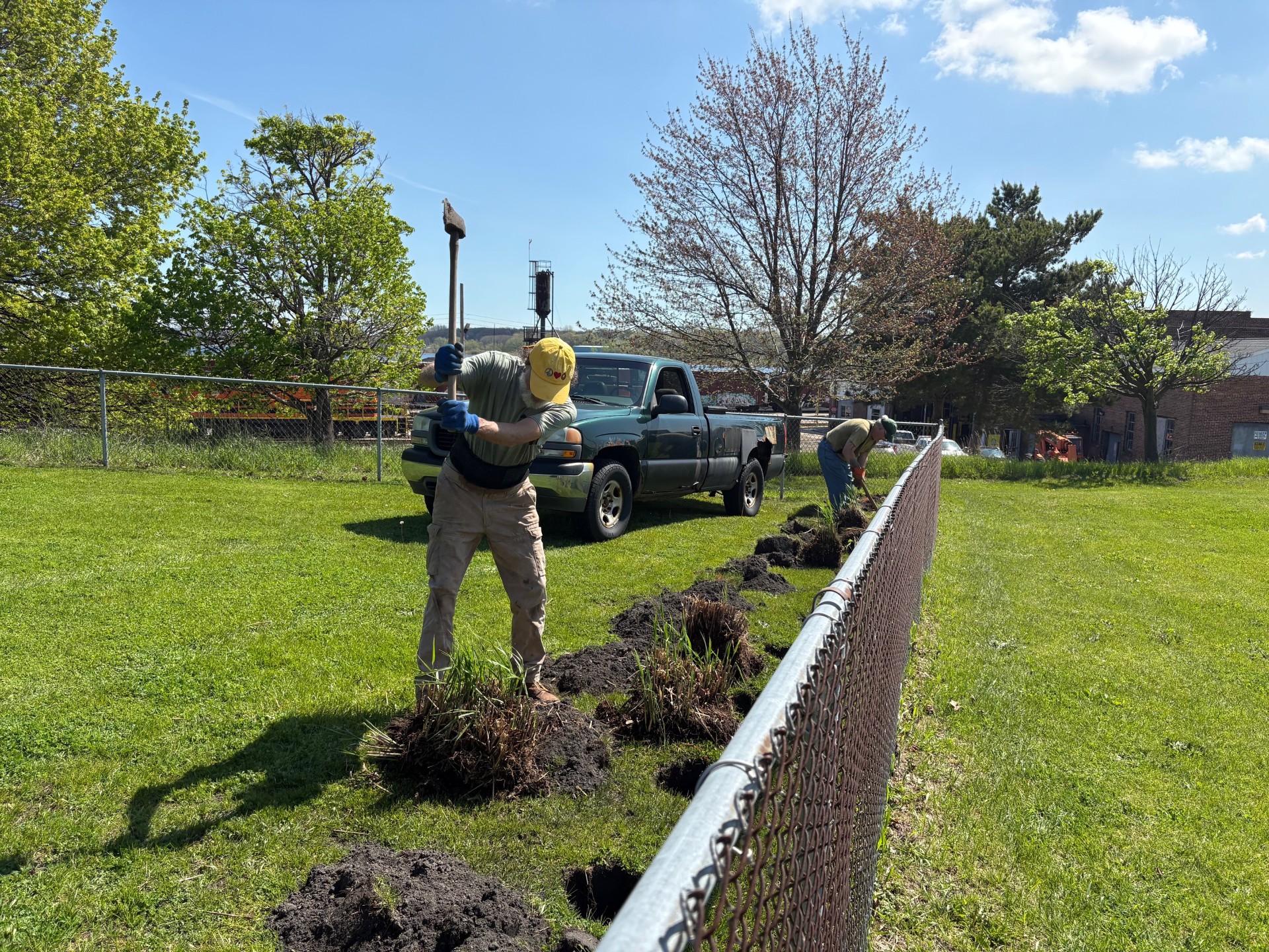 MCC players hoist district championship trophy