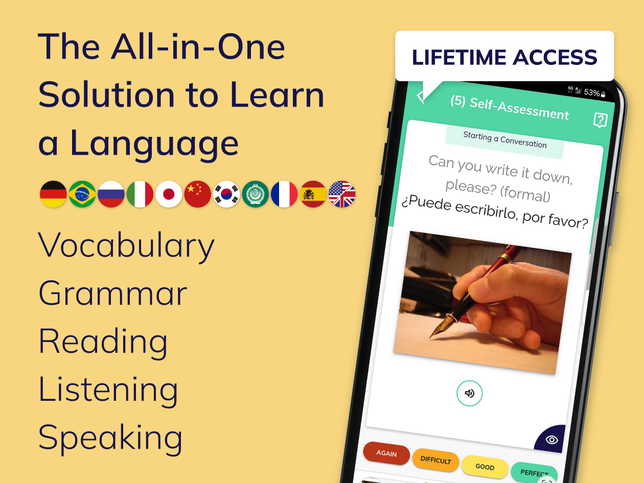 Learn new languages for less than $10 each with this top-rated app