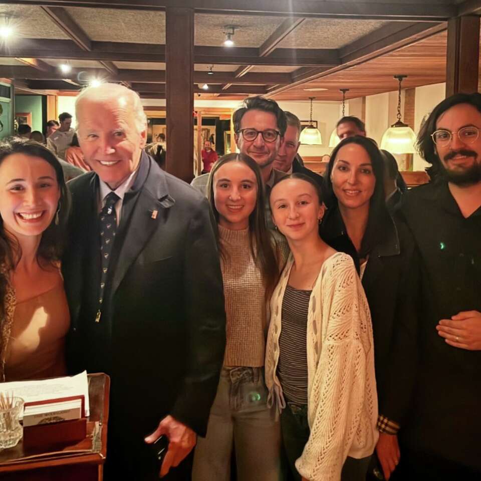 Joe Biden dines in Connecticut to celebrate his grandson's graduation
