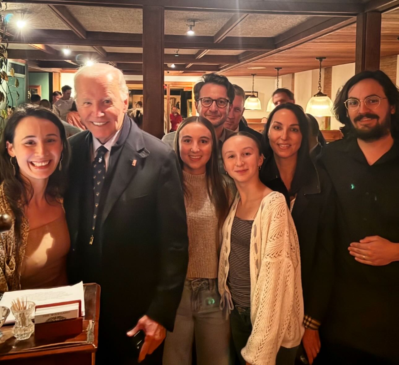Joe Biden dines in Connecticut to celebrate his grandson's graduation