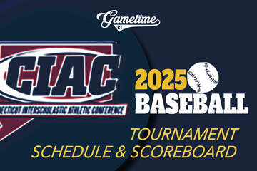 CIAC high school baseball tournament scoreboard, schedule 2025