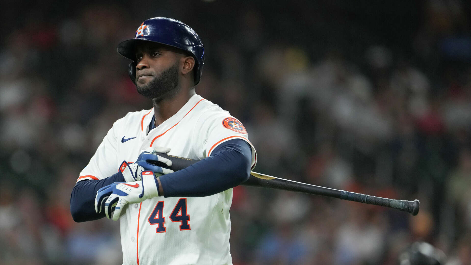 Houston Astros slugger Yordan Alvarez takes small step toward return