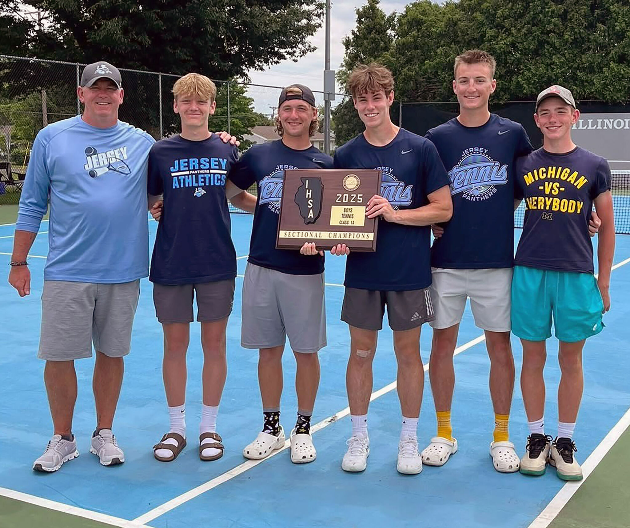 Jersey boys tennis wins first sectional title, advances three to state