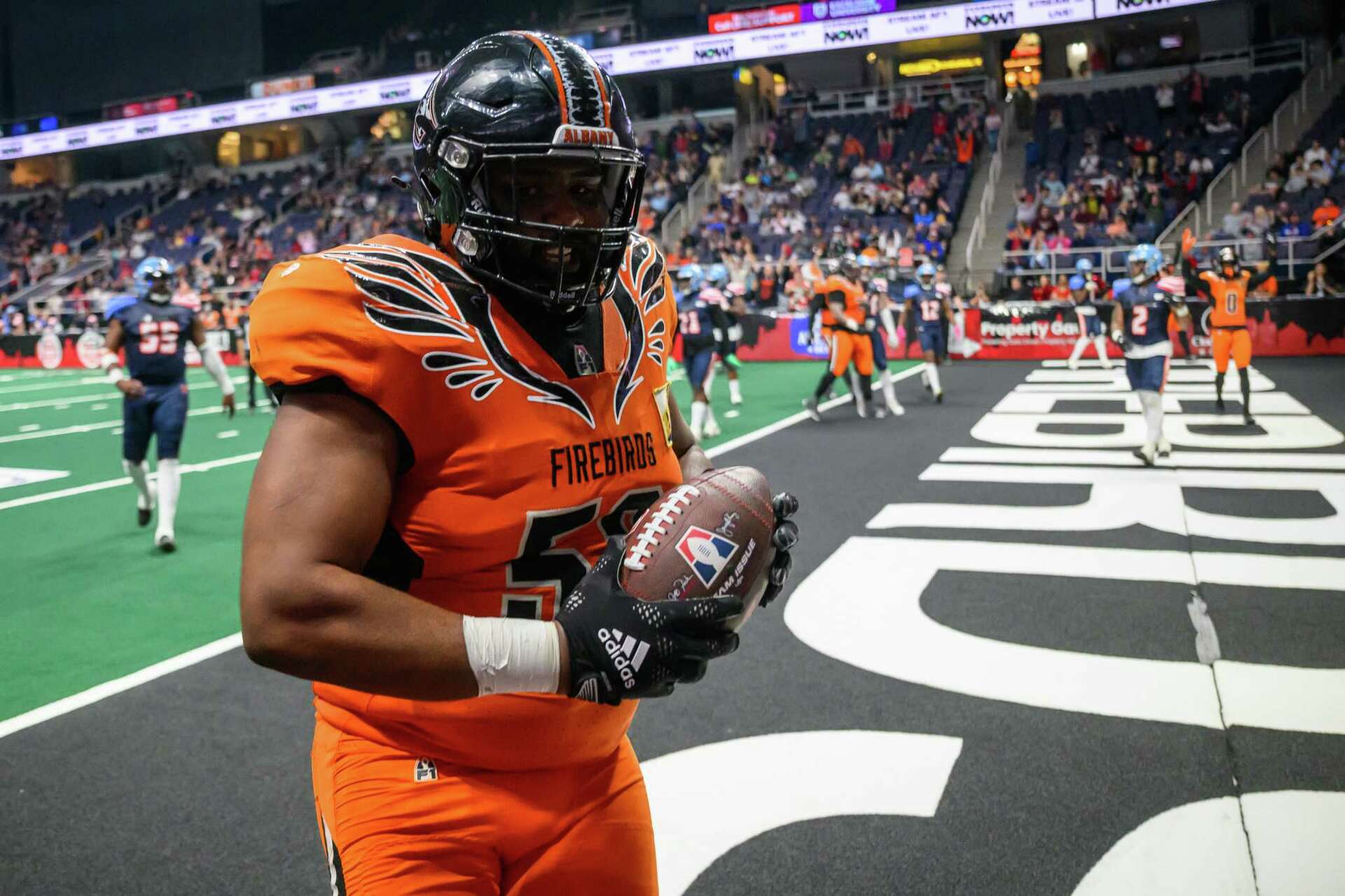 Albany Firebirds roll to arena football win vs. Corpus Christi Tritons