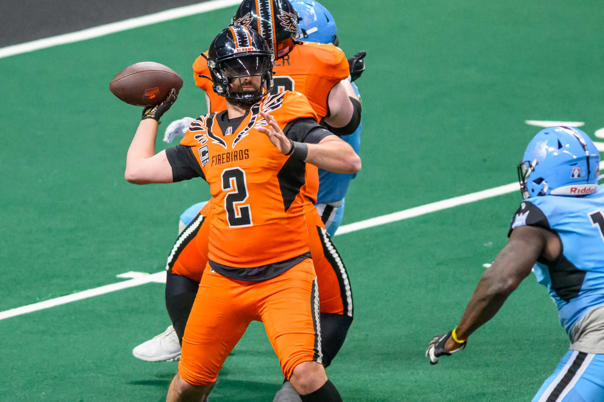 Albany Firebirds out to make arena football history, finish undefeated