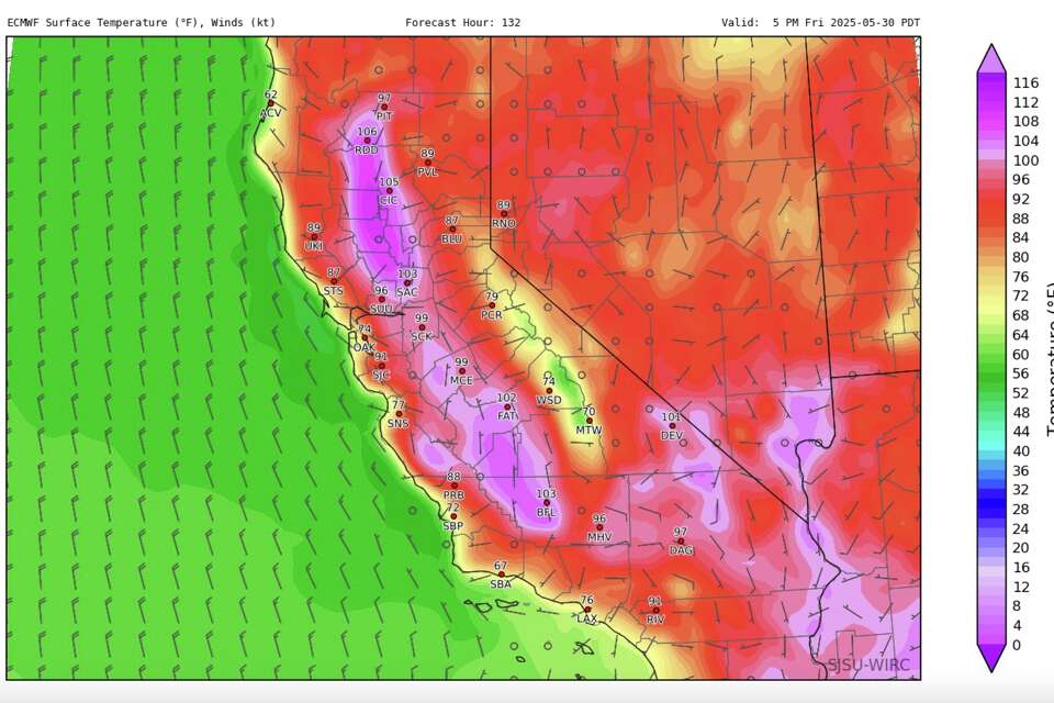 California heat wave forecast: How hot it will get this week