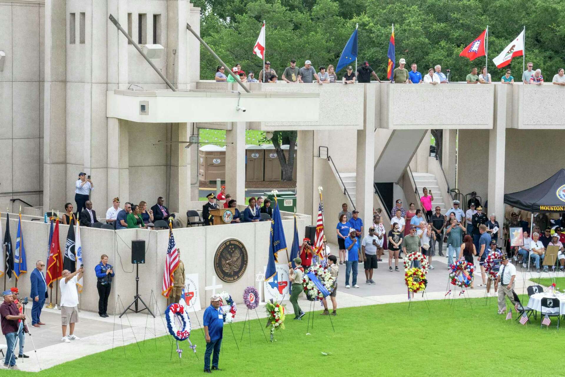 Memorial Day at Houston National Cemetery honors the fallen