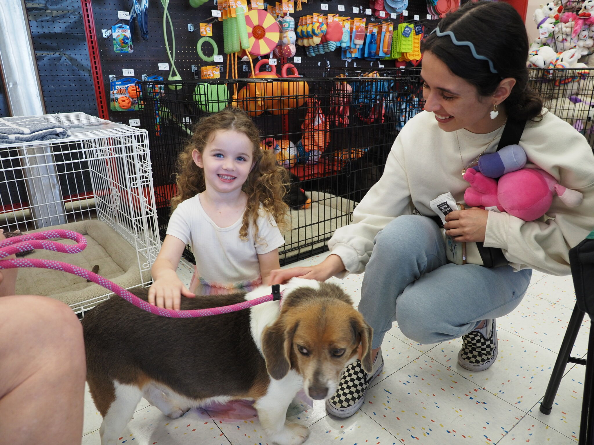 Riverbend families adopt dogs at Hope Animal Rescues event