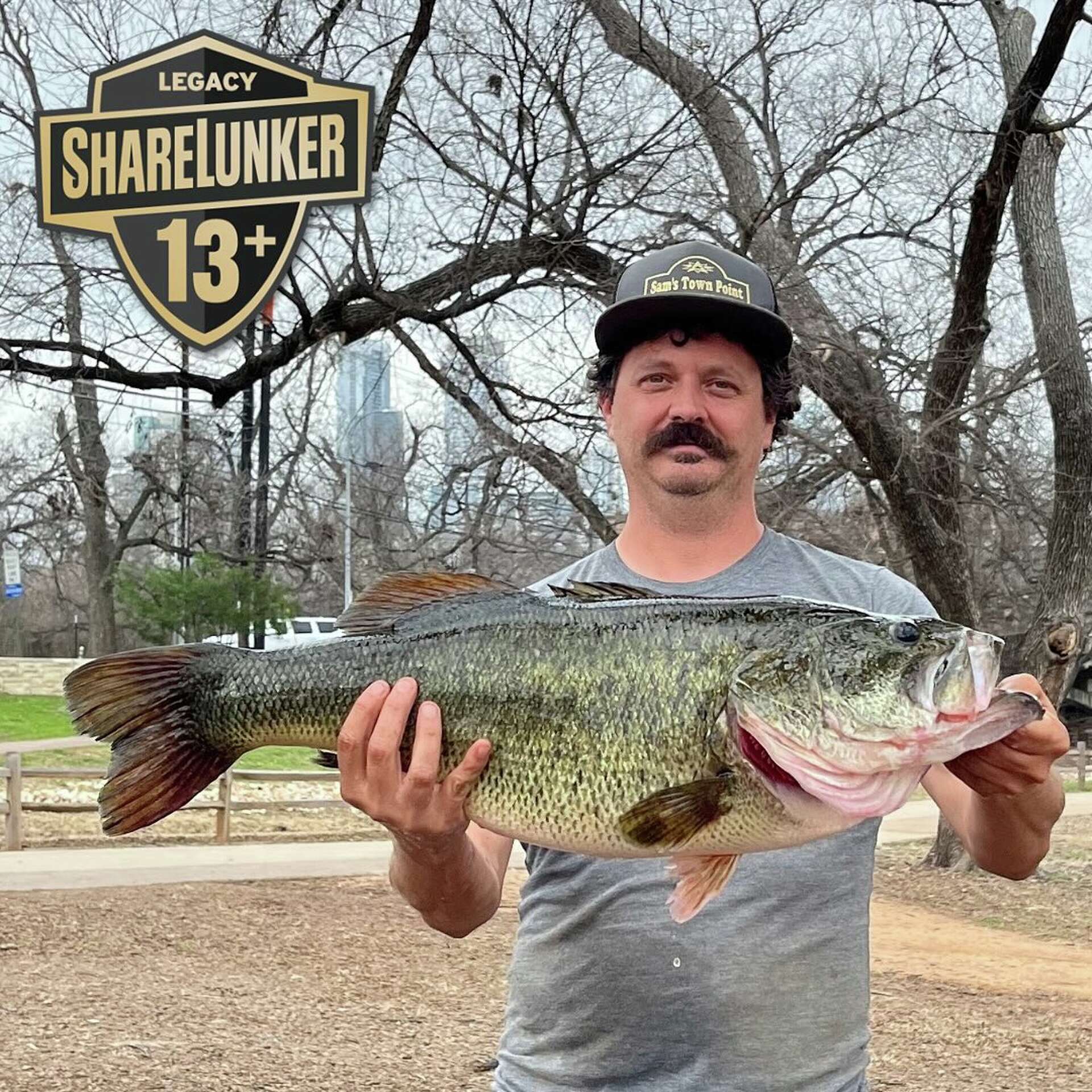 Enormous bass sets new record at Texas lake