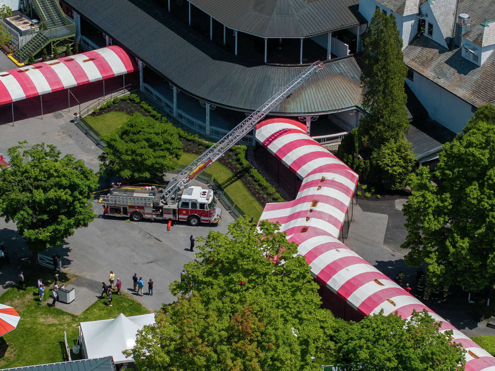 Firefighters respond to kitchen fire at Saratoga Race Course