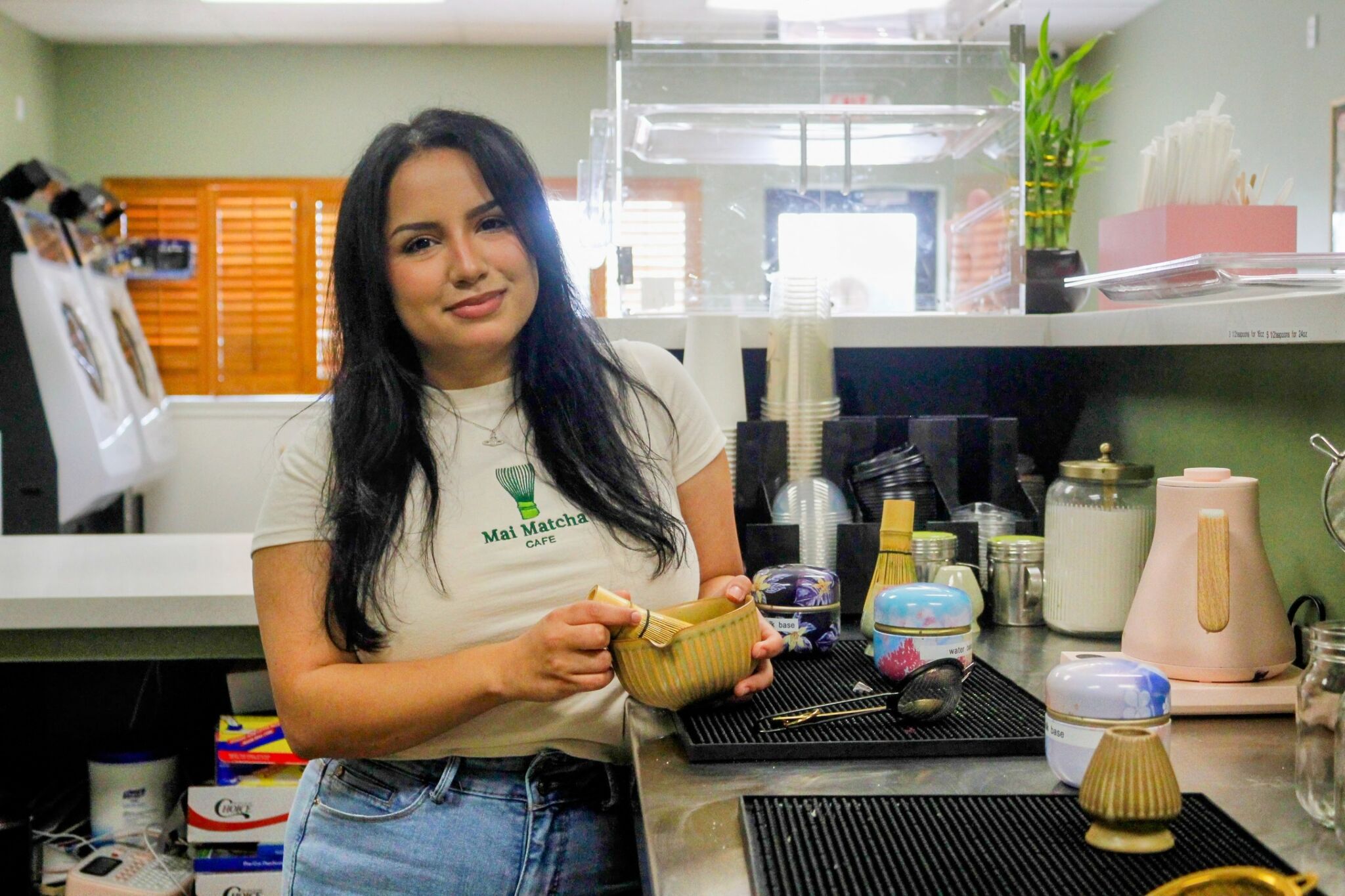 Matcha-focused Mai Matcha cafe debuts in Laredo