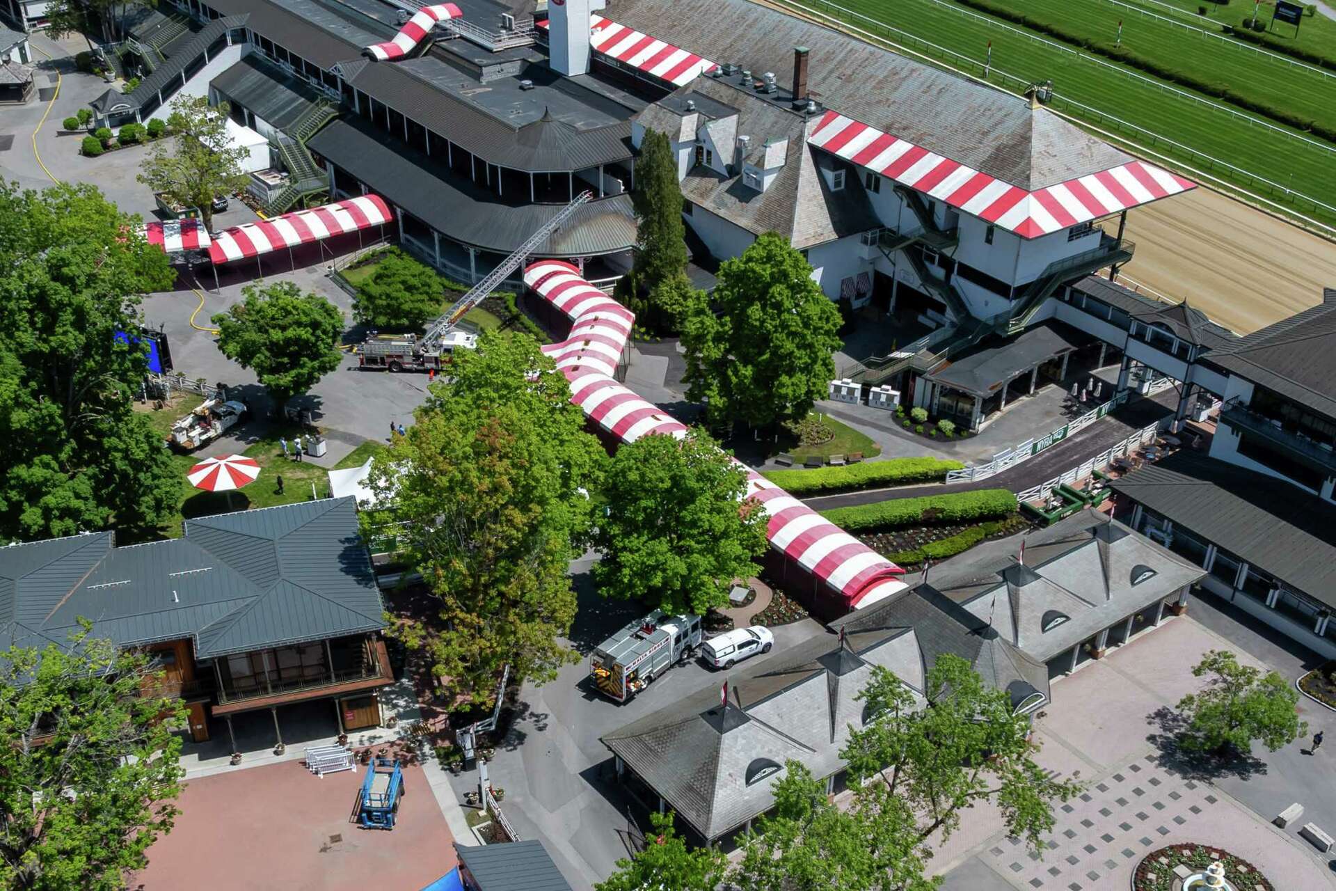 Firefighters respond to kitchen fire at Saratoga Race Course