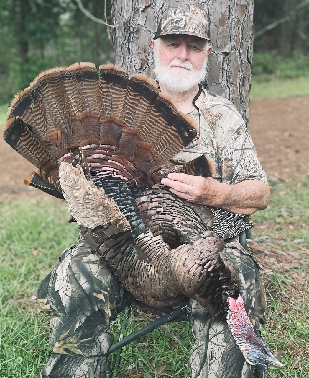 Lufkin hunter doesn't let injury slow his search for special turkey