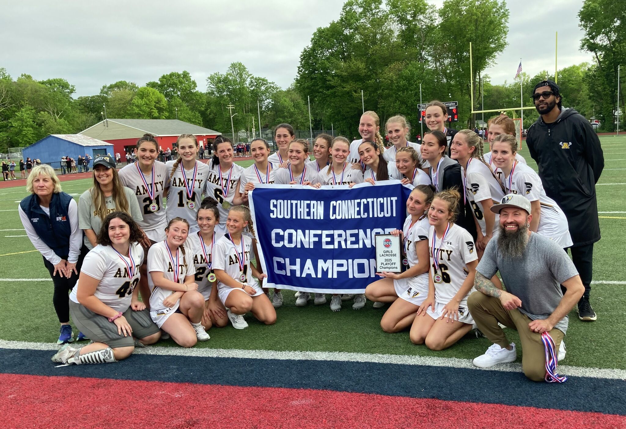 Amity girls lacrosse wins SCC tournament championship