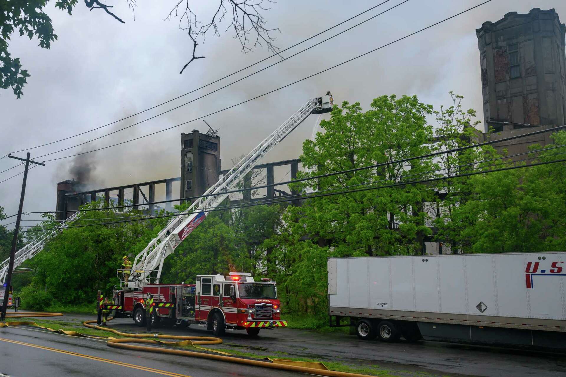 Two teens charged with 'devastating' blaze at former Victory Mills