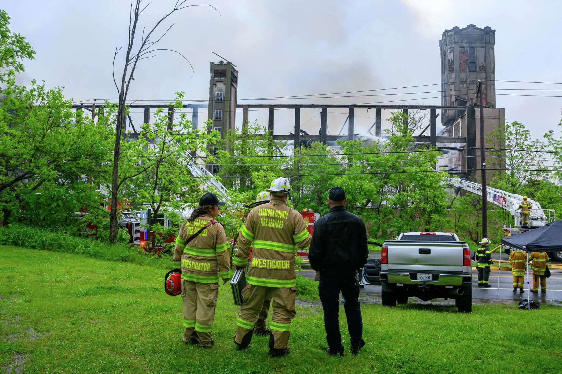 Two teens charged with 'devastating' blaze at former Victory Mills