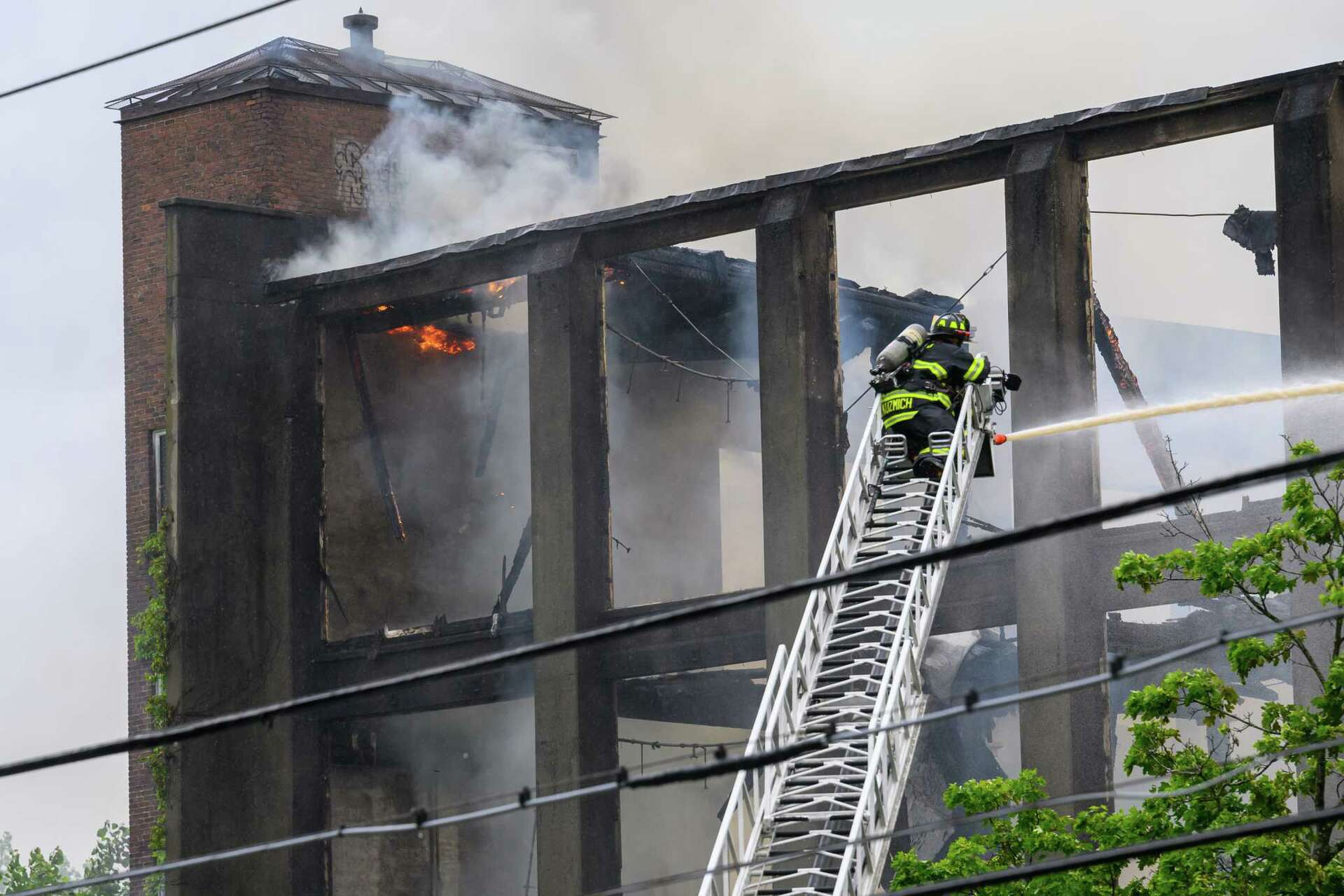 Two teens charged with 'devastating' blaze at former Victory Mills