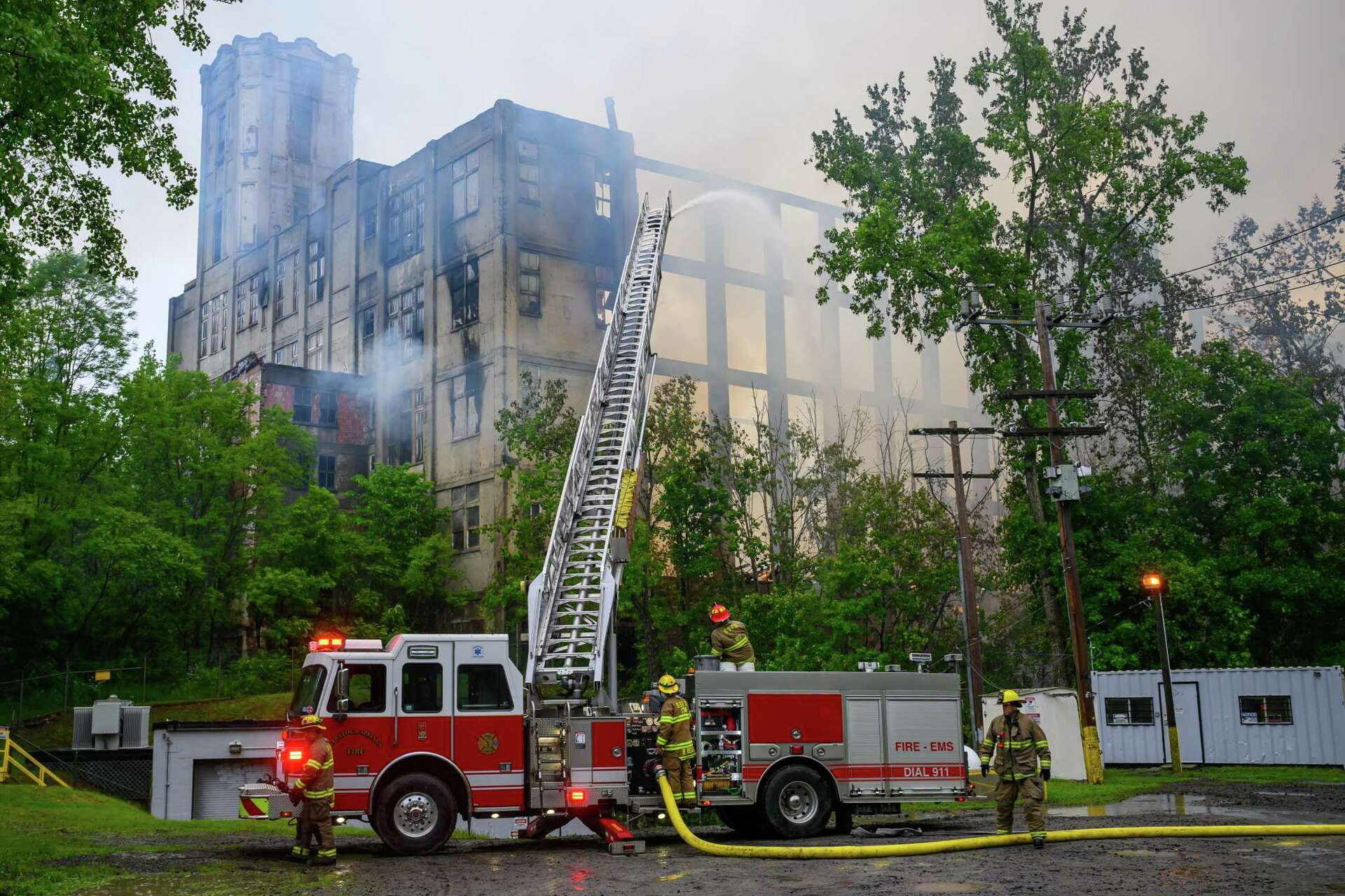Two teens charged with 'devastating' blaze at former Victory Mills