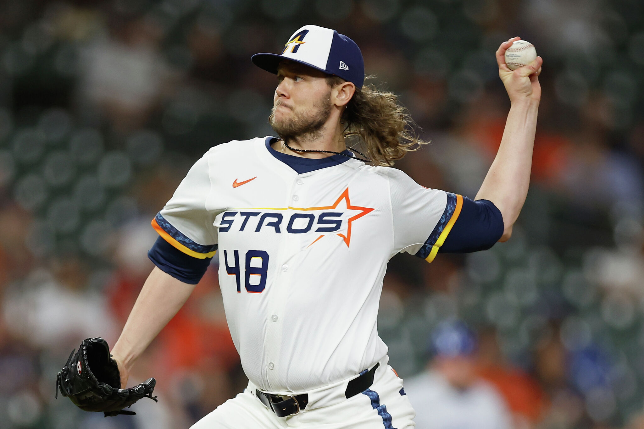 Astros pitcher leads MLB in key stat. No one's noticed, not even him.