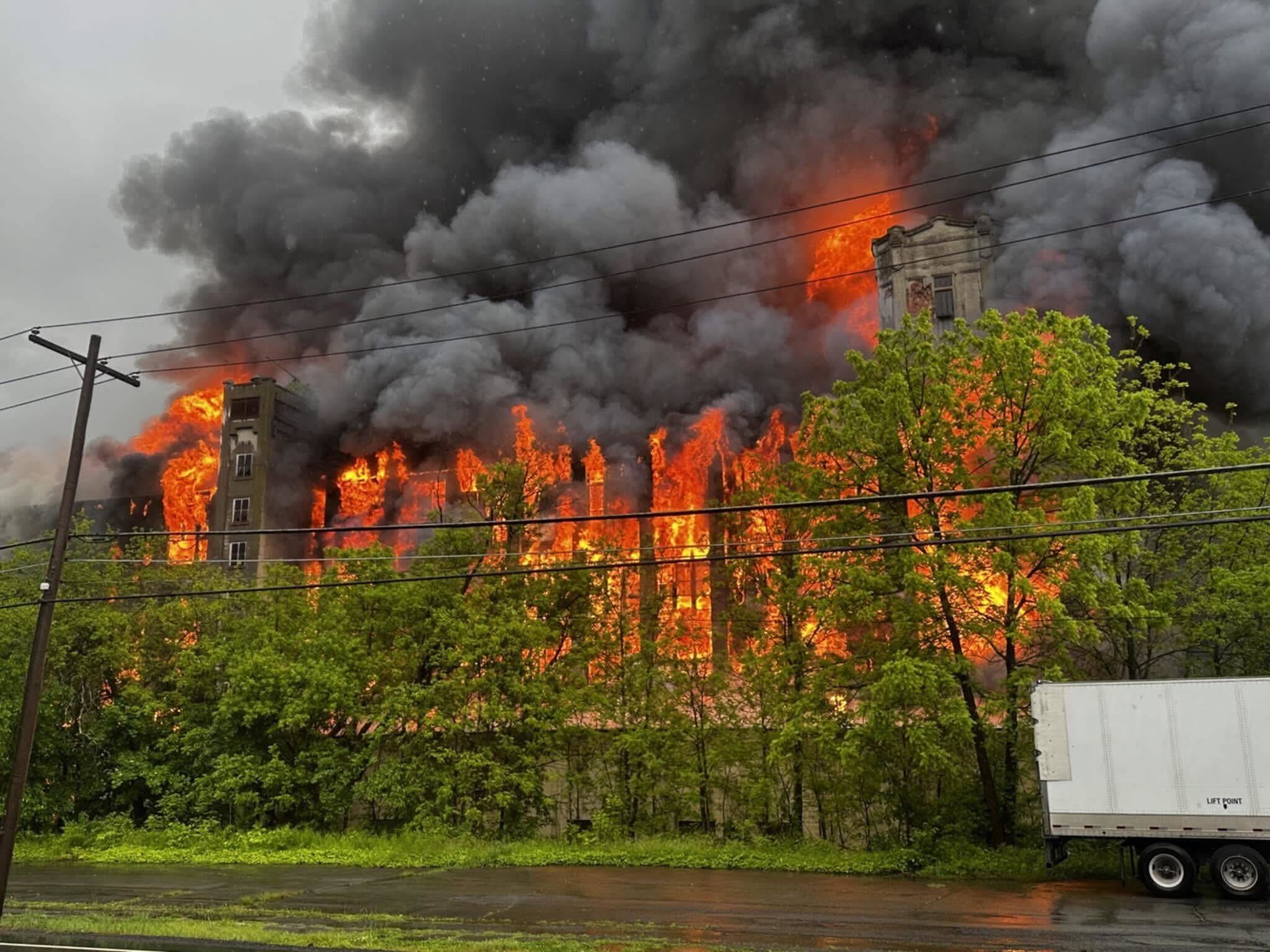 Two teens charged with 'devastating' blaze at former Victory Mills