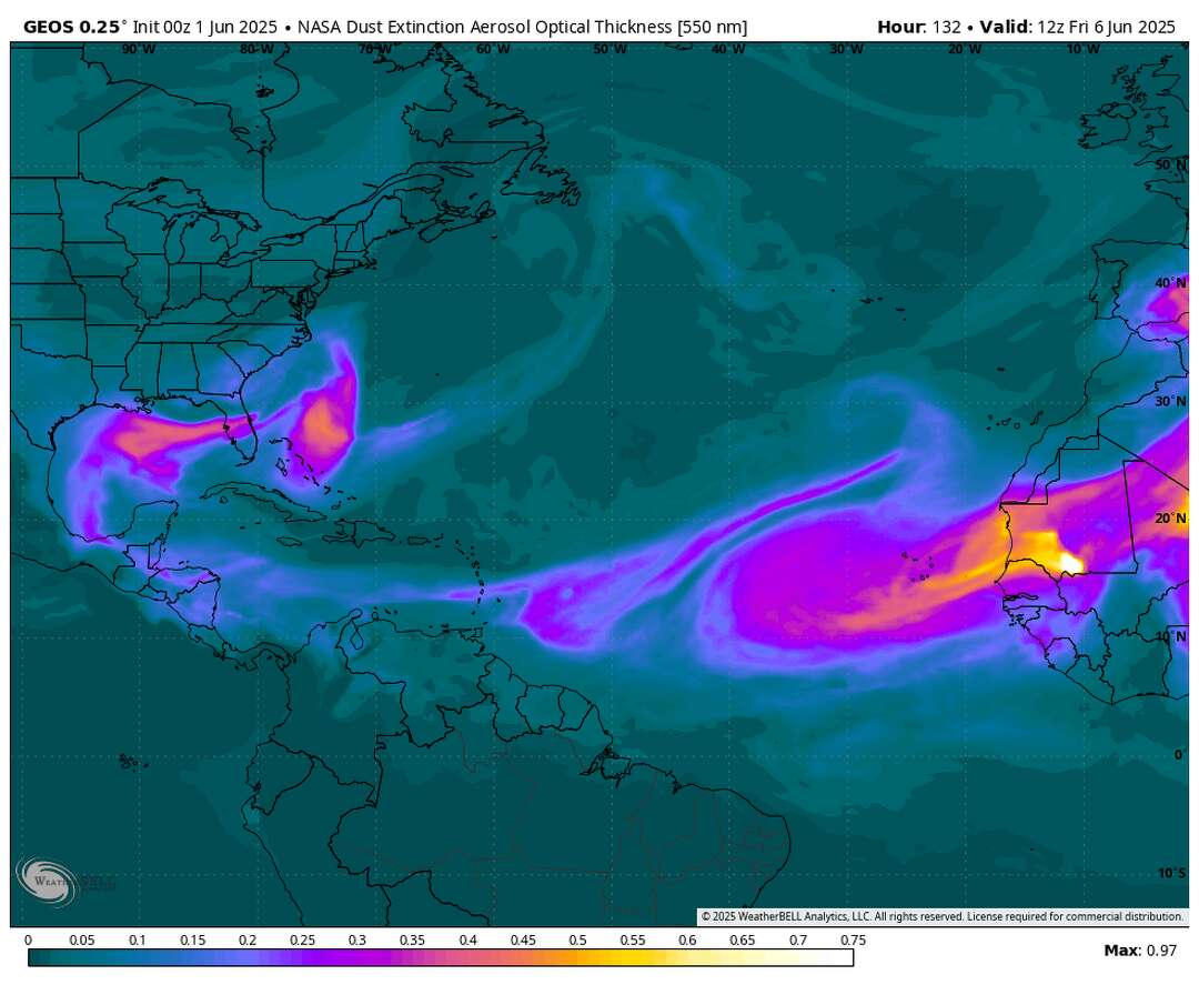 Saharan dust to arrive in Houston this week. Here's a timeline.