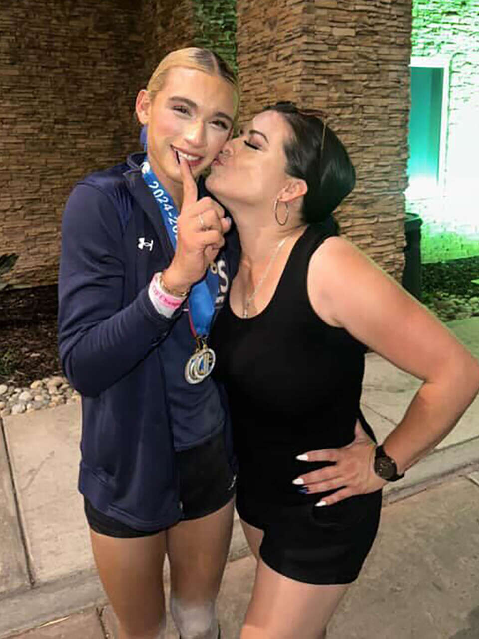 Mother of trans track champ supports daughter despite pro-Trump past