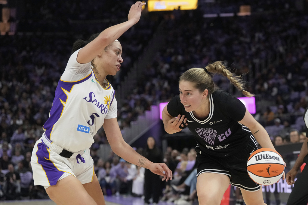 Kate Martin enjoys career night with Golden State Valkyries of WNBA