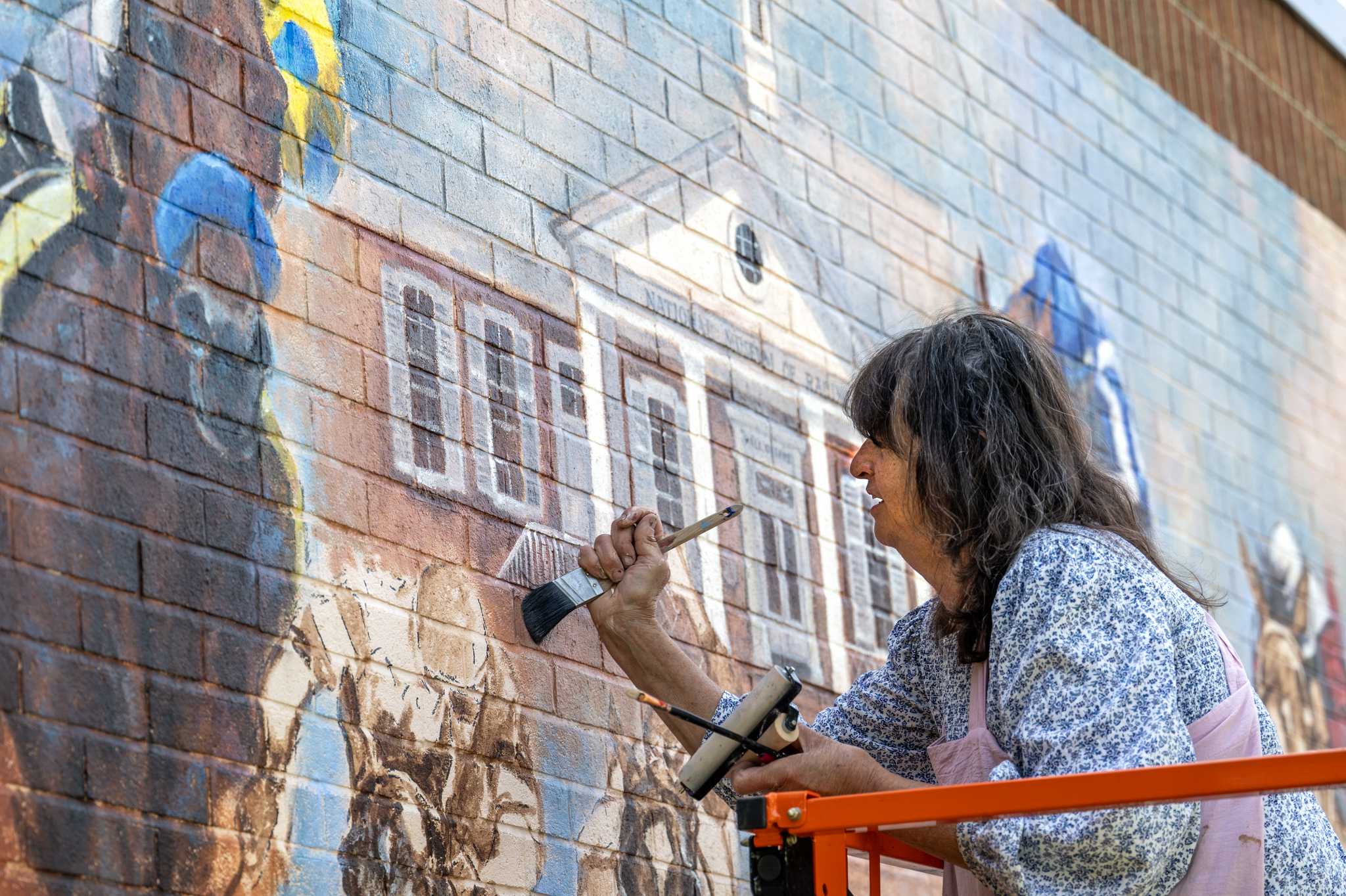 National Museum of Racing celebrates 75 years with mural