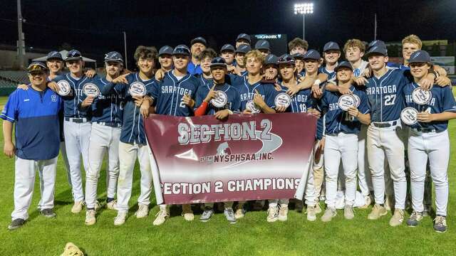 Saratoga Springs baseball sweeps to Section II Class AAA title
