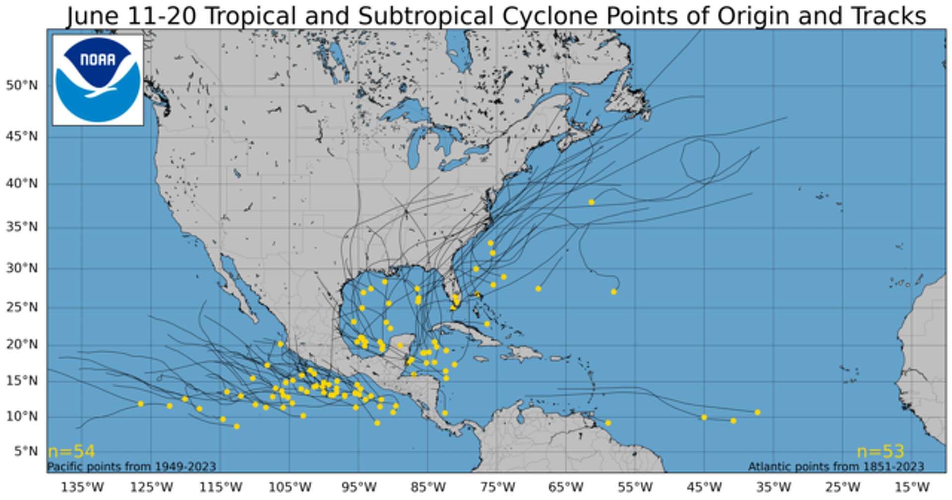 Hurricane center tracks possible cyclone development in Atlantic