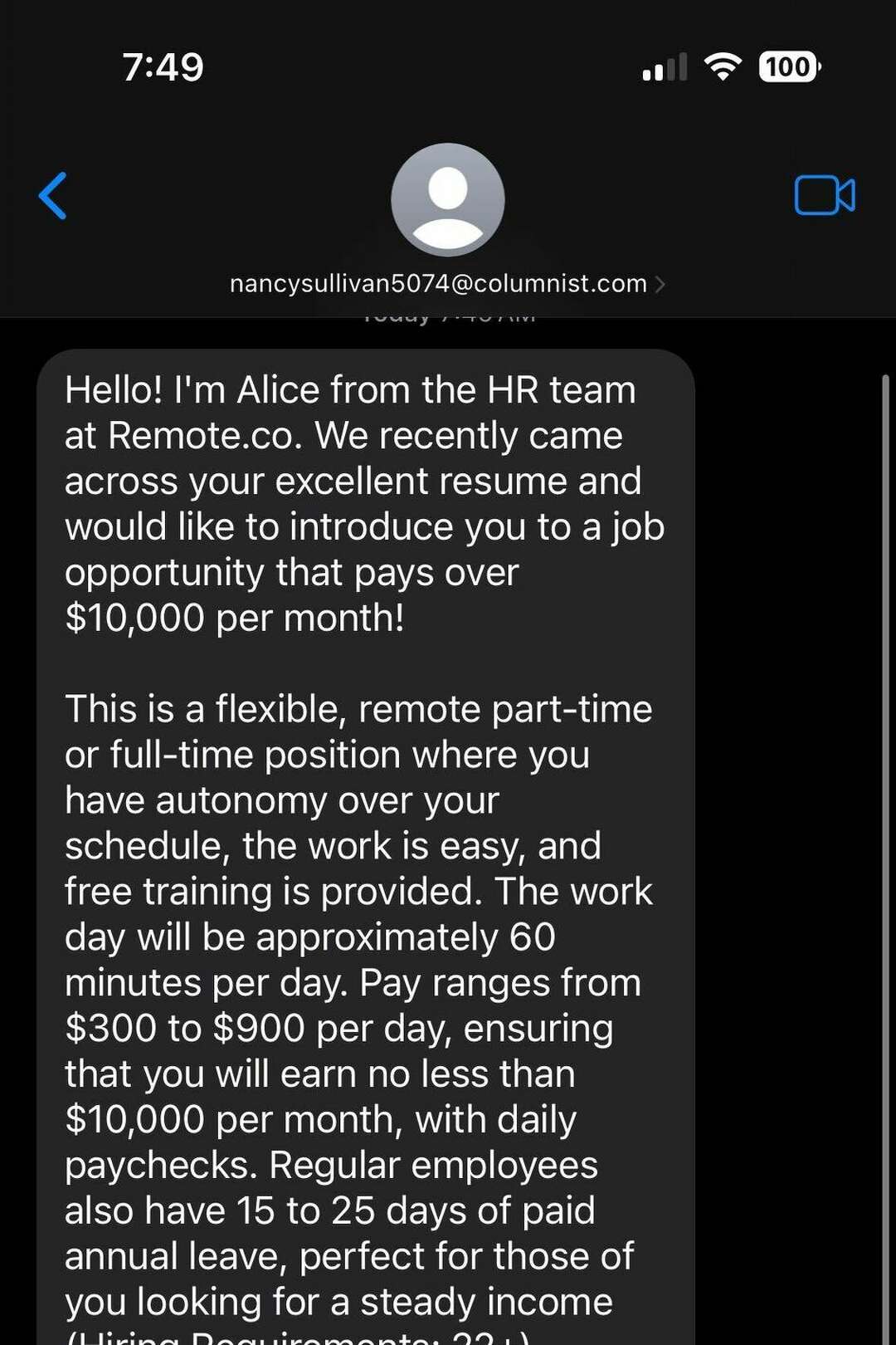 How to spot fake job scam texts: Here’s what you need to know.