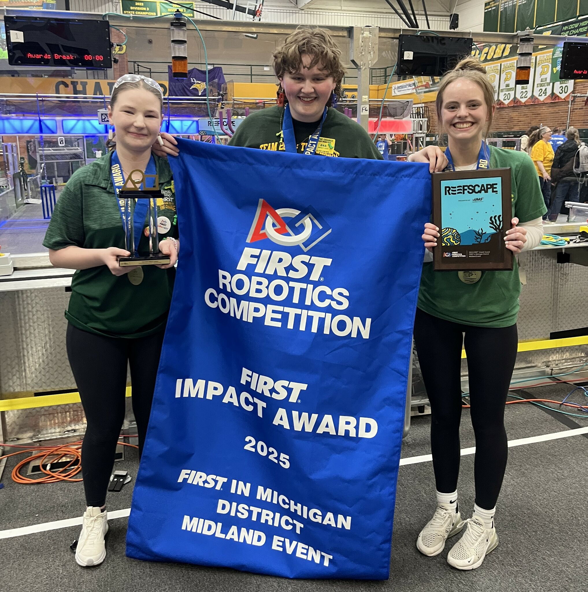 Dow High robotics team recognized for efforts beyond competition