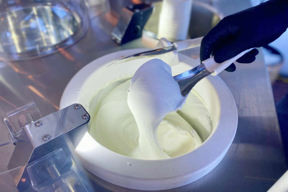 Booza, Arab ice cream, now at cafe Roast & Toast