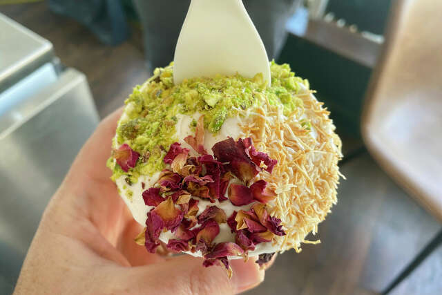 Booza, Arab ice cream, now at cafe Roast & Toast