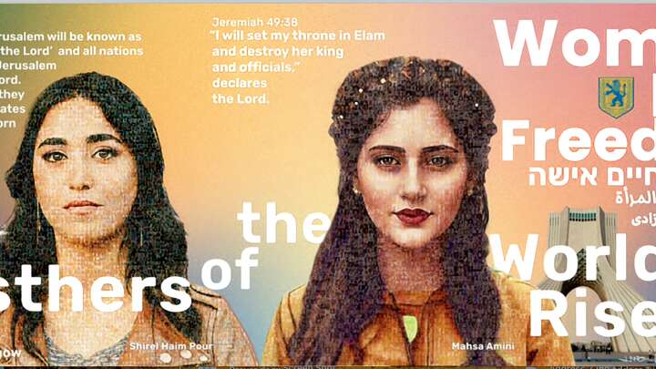 Mural honoring Iranian women comes to Houston's Rice University