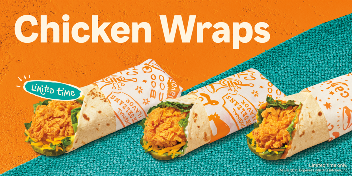 Popeyes ignites 'wrap battle' as McDonald’s brings back Snack Wraps
