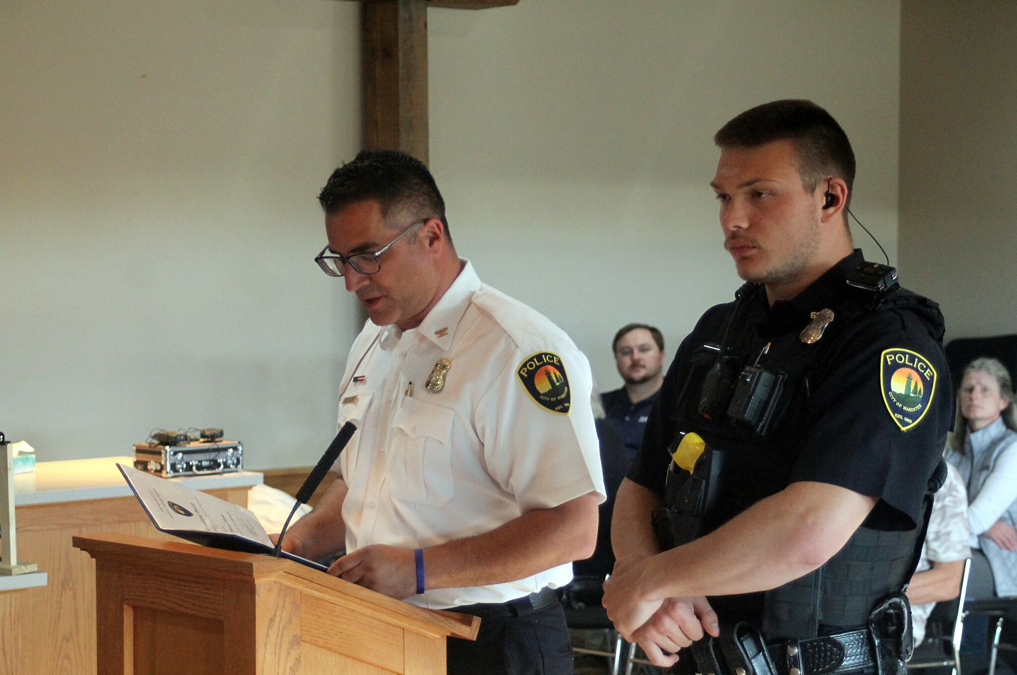 Manistee police officers get Citation of Lifesaving awards